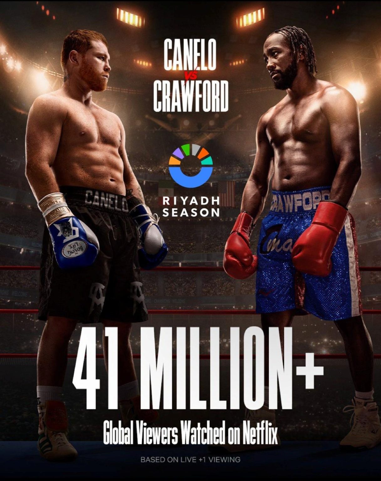 ‘Fight of the Century’ on Netflix Draws 41 Million Viewers Worldwide – KSA3